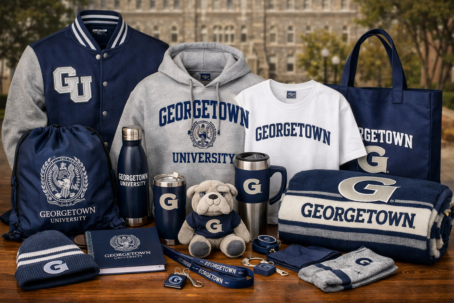 Top 10 Georgetown University Logo Apparel & Items – Digitized Logos ...